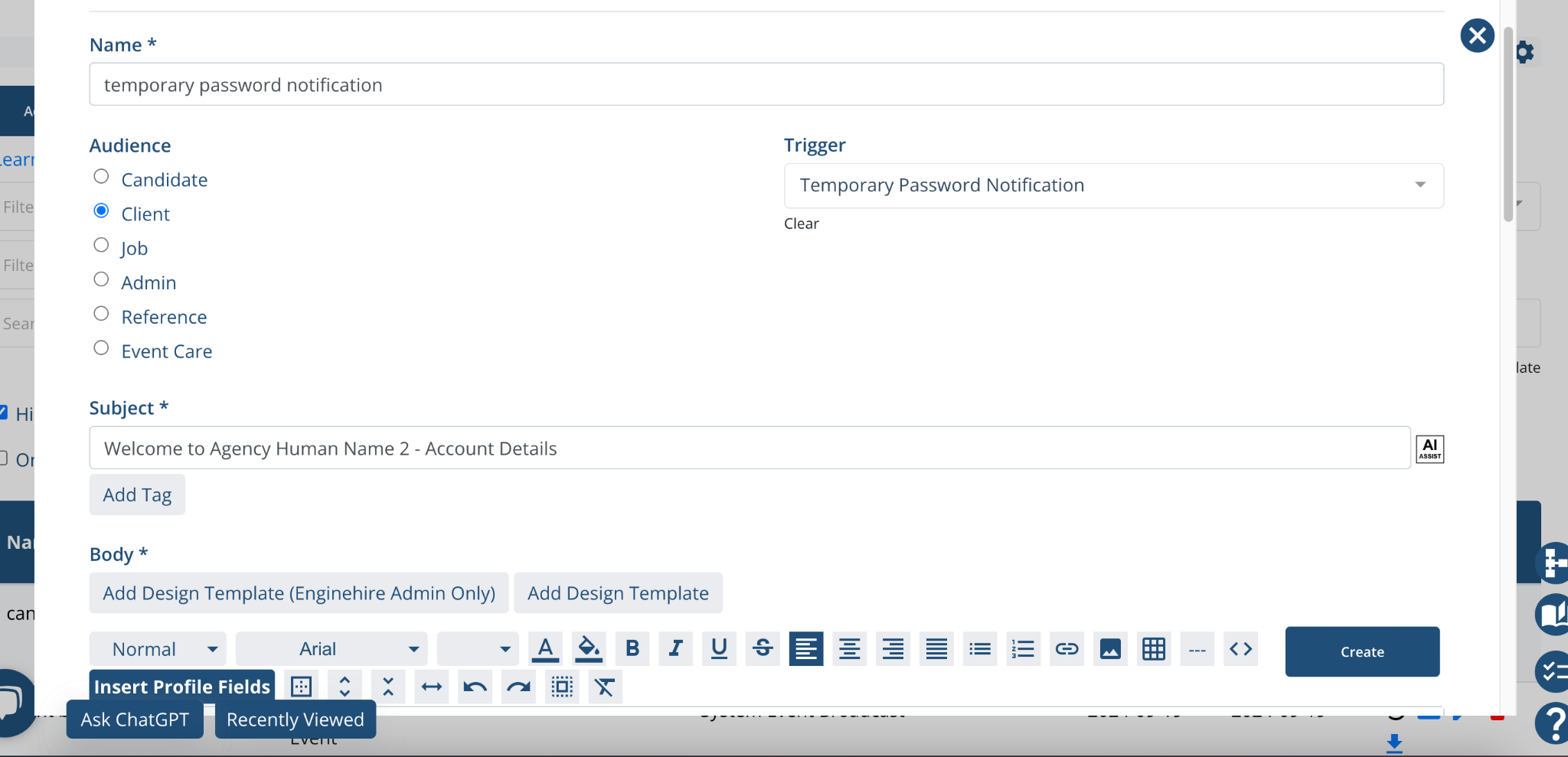 Secure password workflow