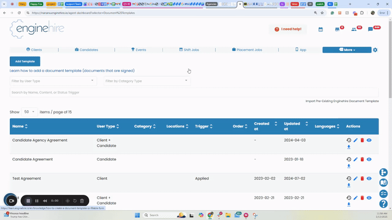 How to set up a document that is signed by both the client and the ...