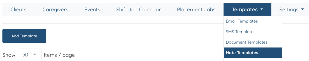 Create an Extend Offer Note Template