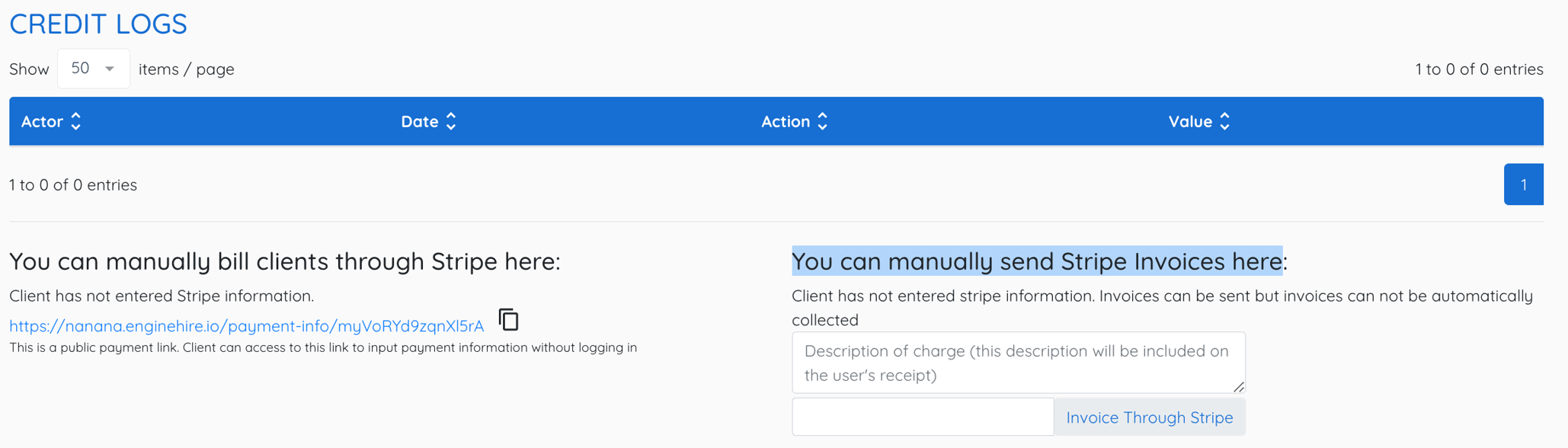 How to send a client an invoice through Stripe within your dashboard