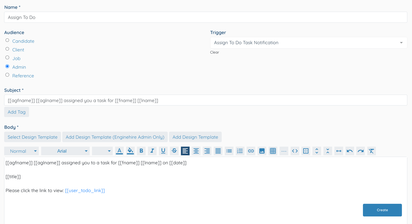 Create a Customized Admin To Do Email Notification