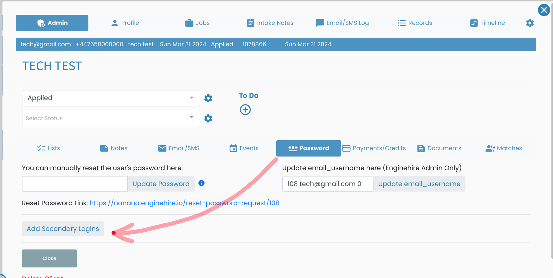 One Account Can Have Two Separate Email Logins.