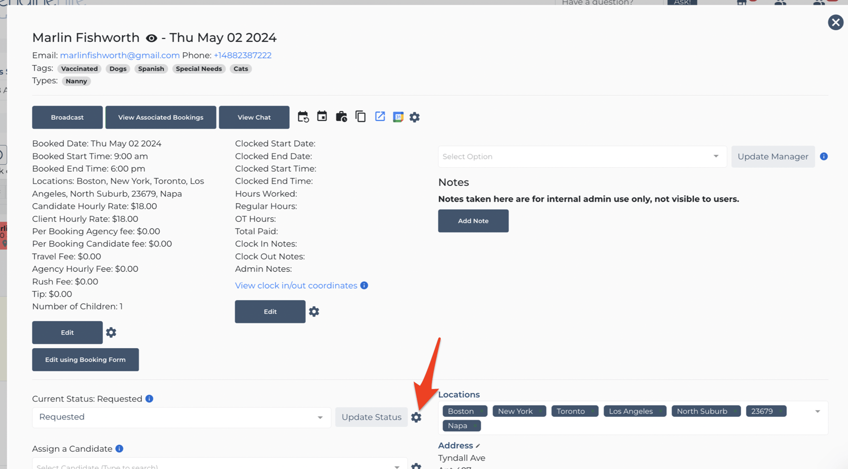 How to customize shift job status when a job is requested, broadcasted ...