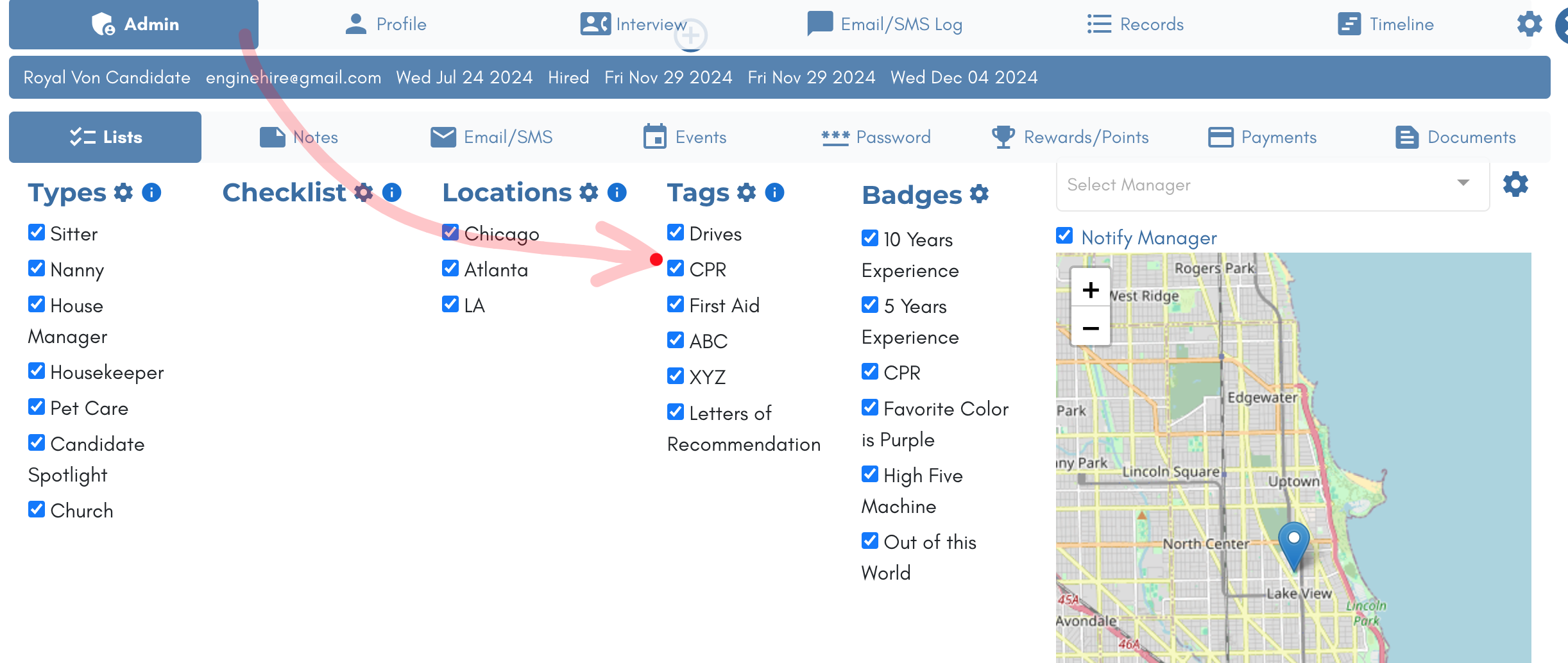 Create Tag Conditions for Documents