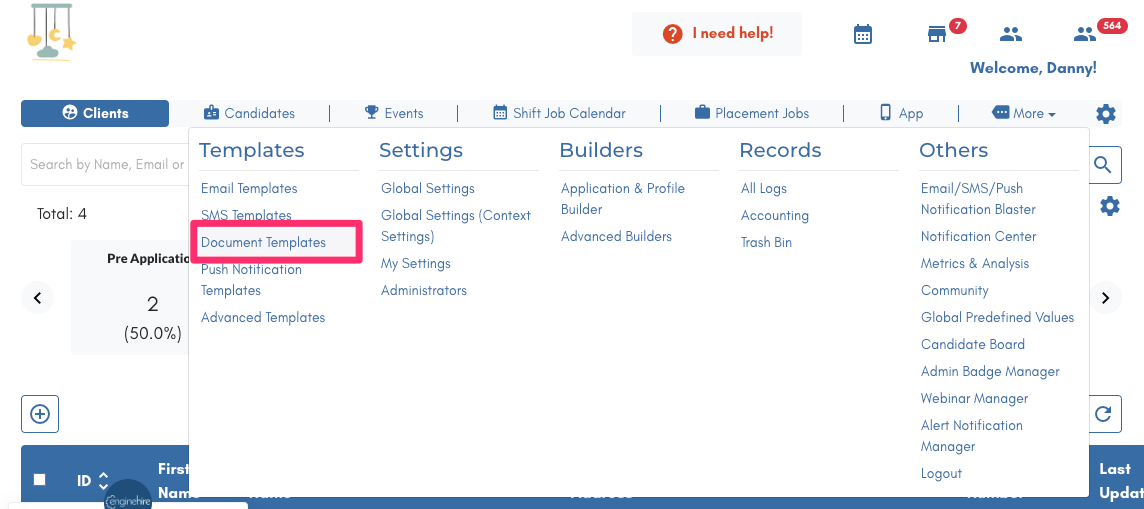 How to create a Document Template (signable document). Add Fillable Fields.