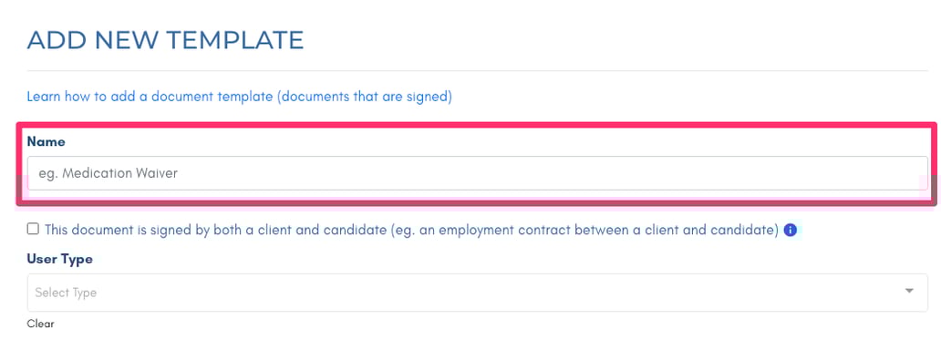 How to create a Document Template (signable document). Add Fillable Fields.