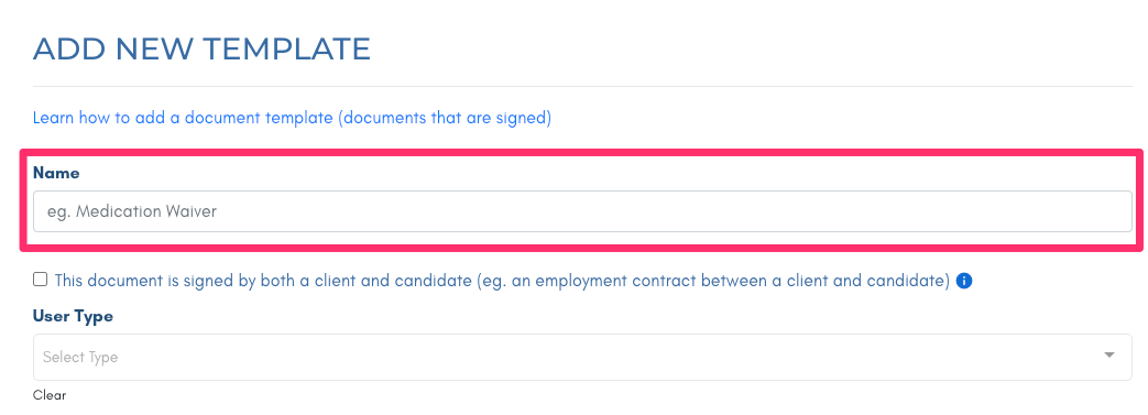 How to create a Document Template (signable document). Add Fillable Fields.
