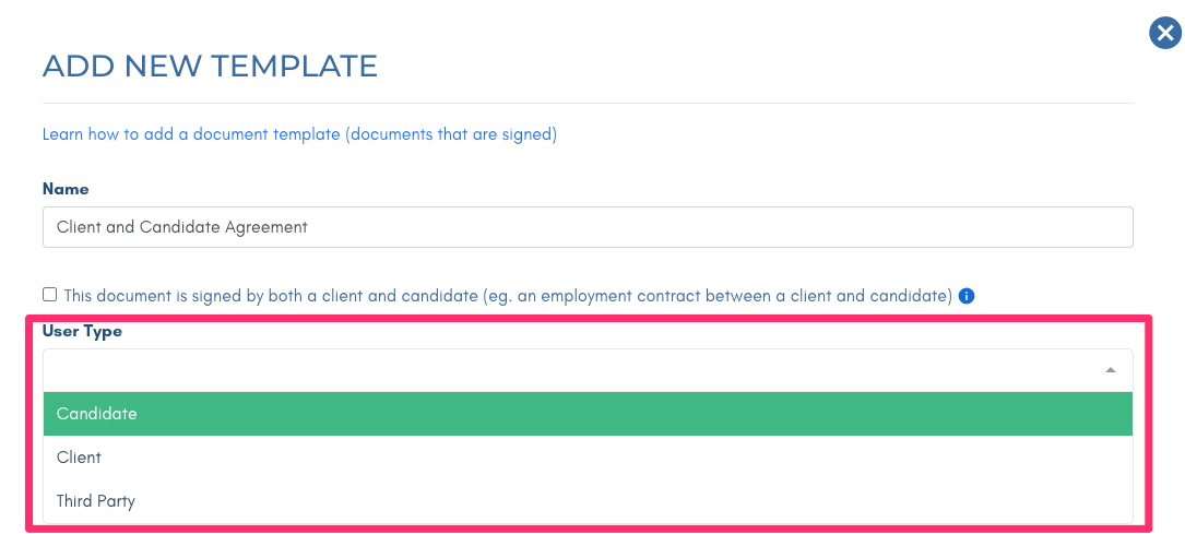 How to create a Document Template (signable document). Add Fillable Fields.