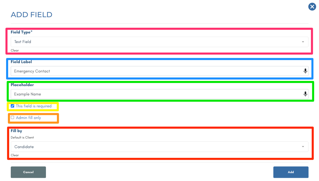 How to create a Document Template (signable document). Add Fillable Fields.