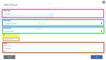 How to create a Document Template (signable document). Add Fillable Fields.