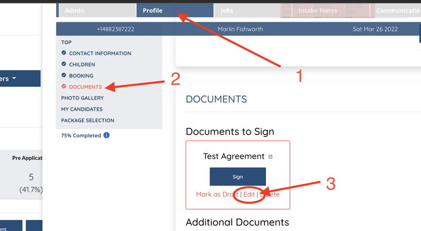 How to customize/edit document templates for a specific client.