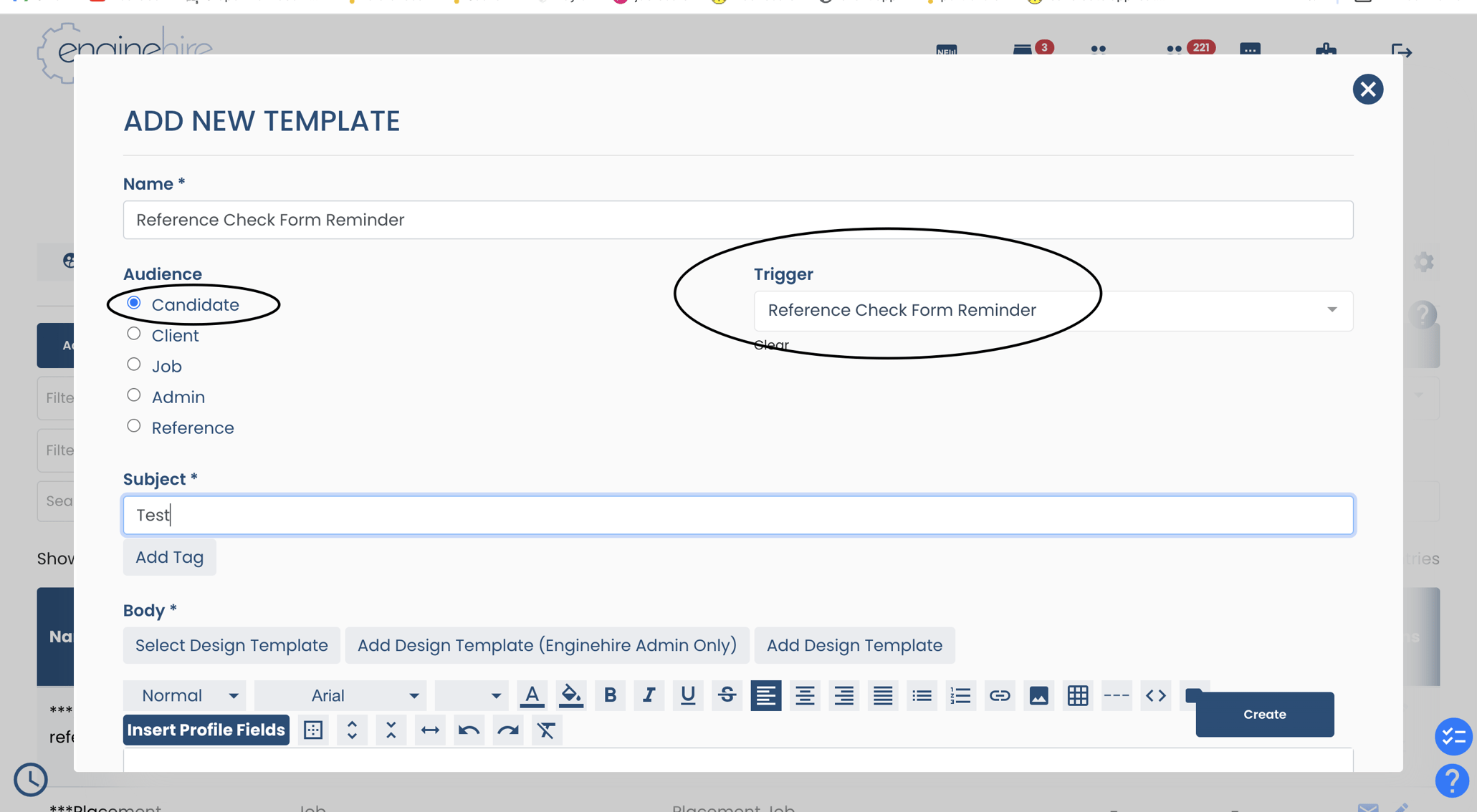 How to remind references to complete the reference check forms