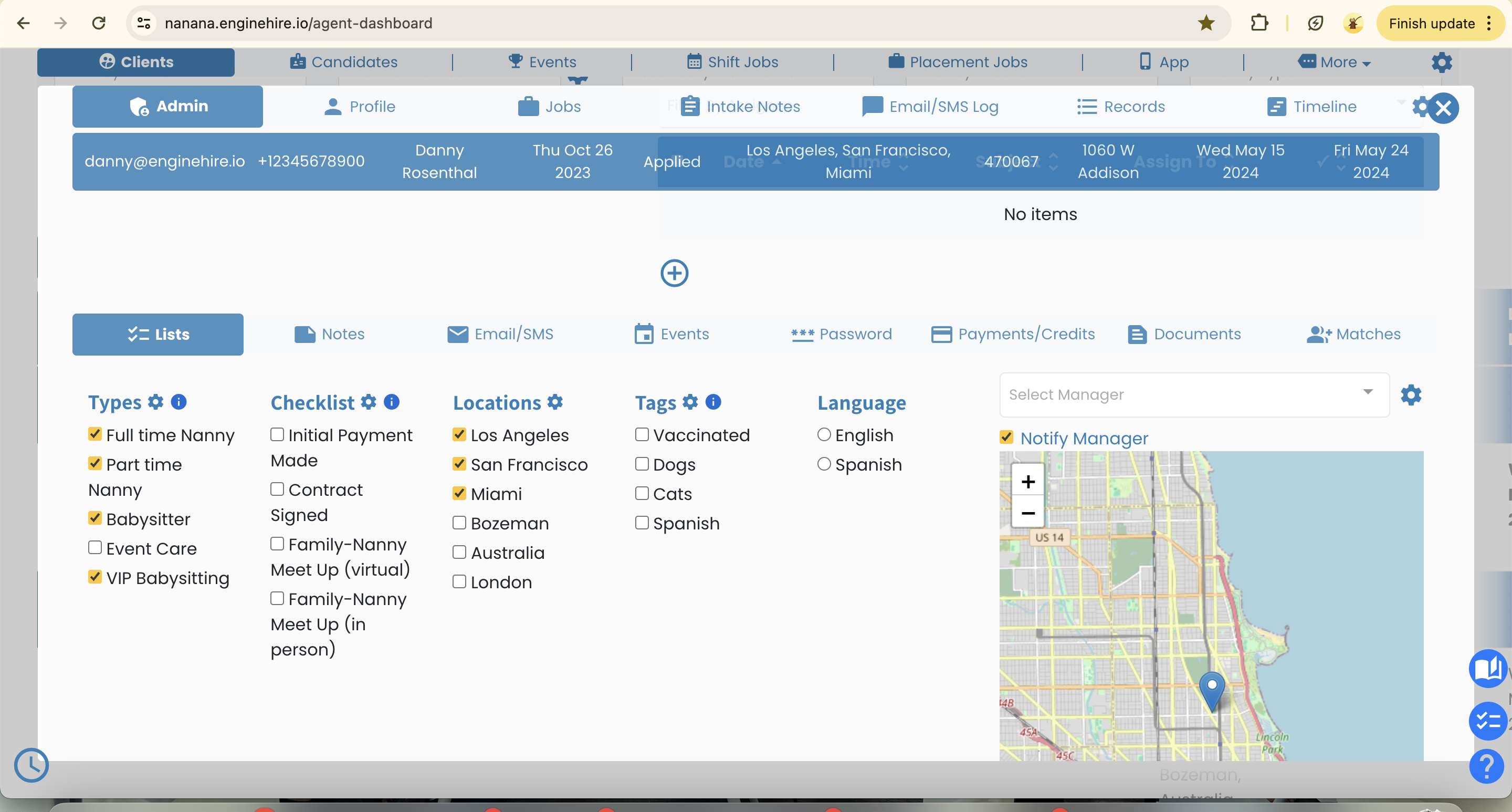 Difference between categories and types!