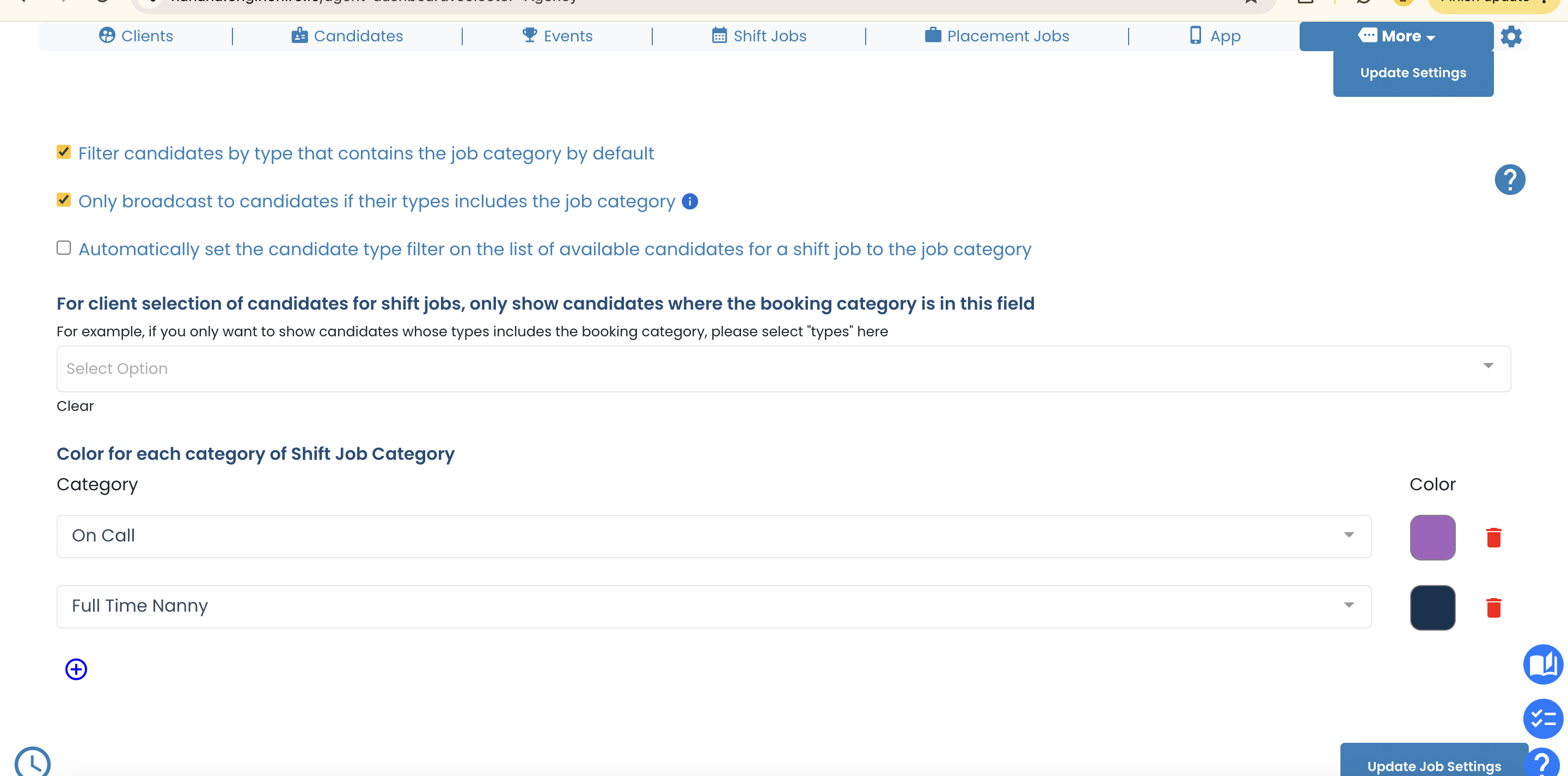 Difference between categories and types!
