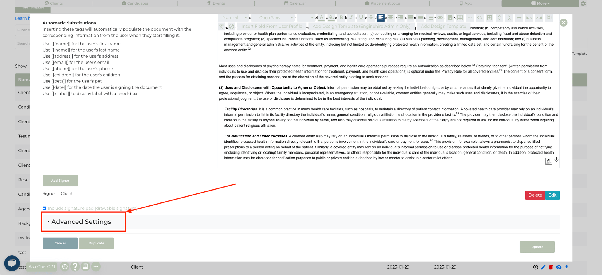 How to Set Signable Documents to Admin-Only View