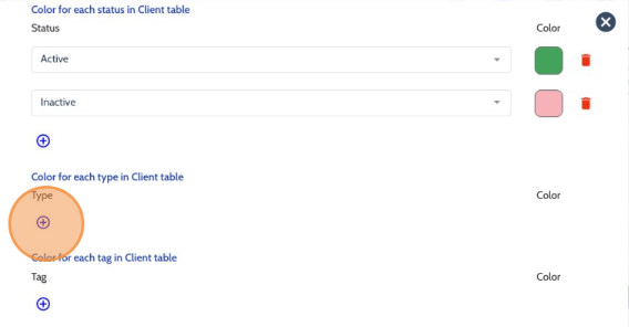 How to display types, tags and statuses as colored tiles in the ...