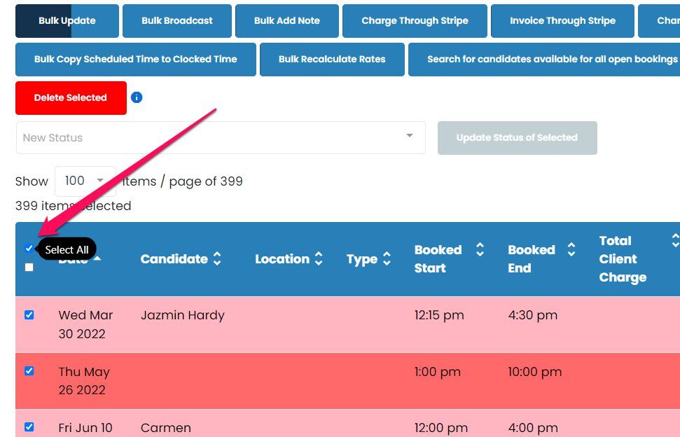 How to Bulk/Mass Delete Shift Jobs