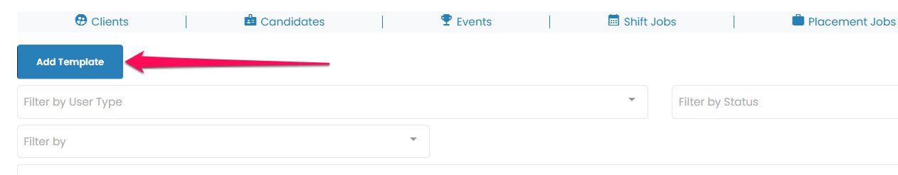 How to customize the SMS template that is sent to a reference