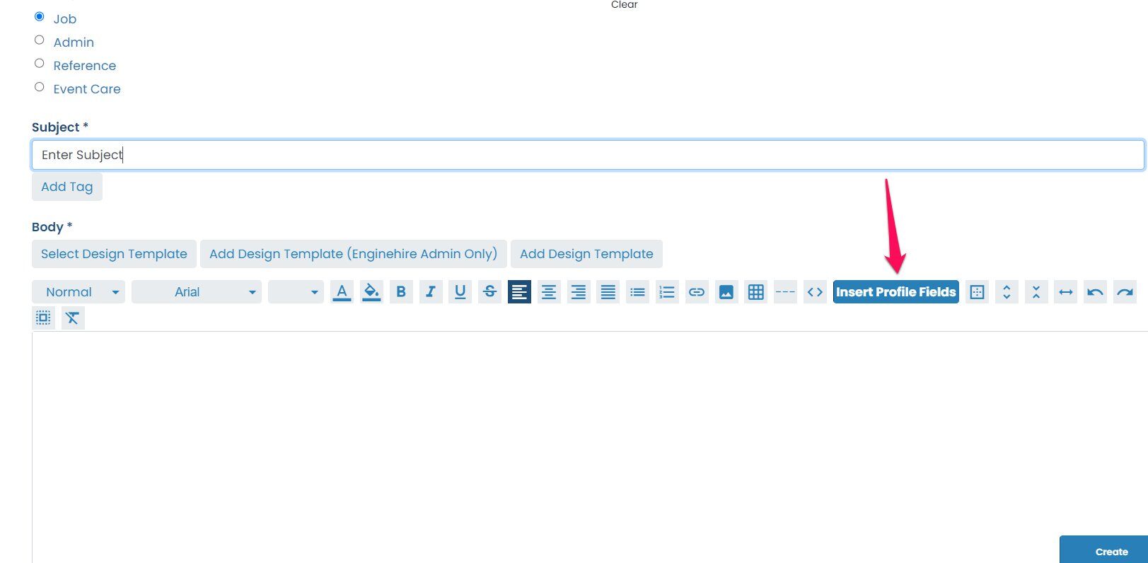 Reviewing Job Email Templates