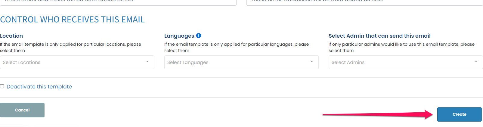 Reviewing Job Email Templates
