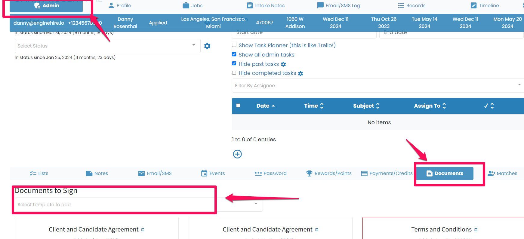 How to set up a document that is signed by both the client and the ...