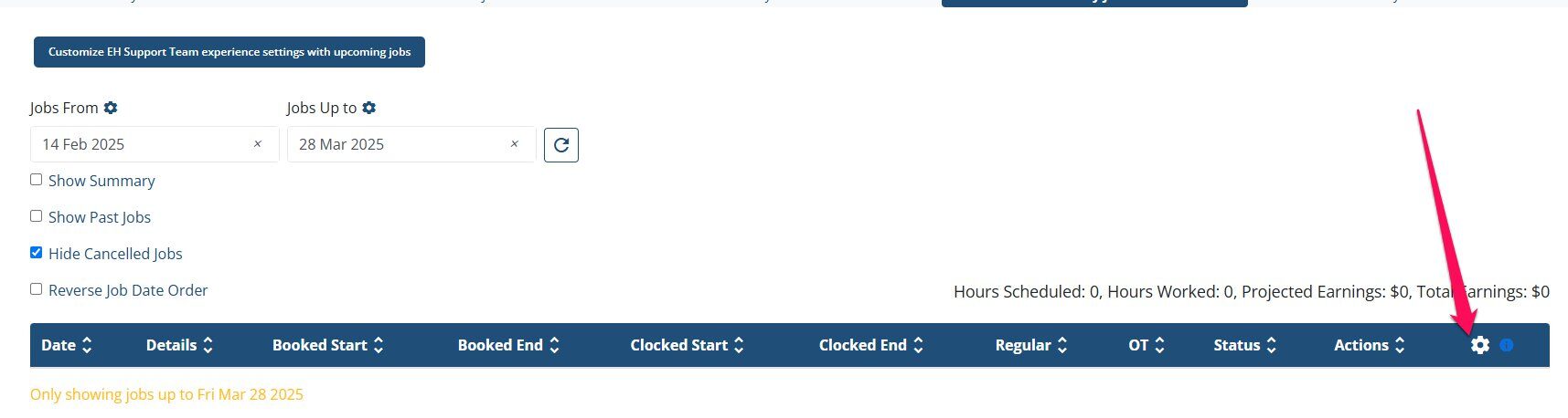 Customize the label for Reporting a Problem Button for candidates