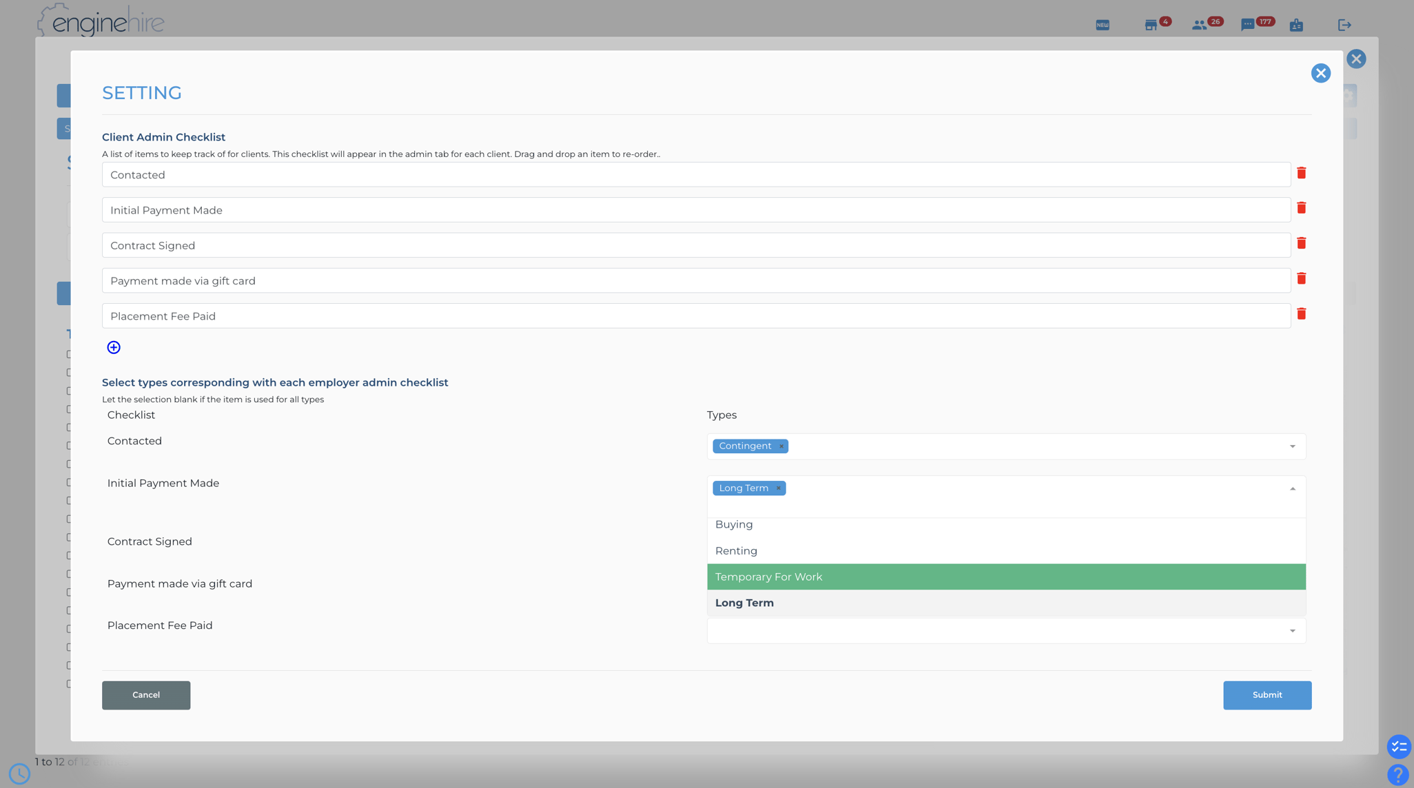 How do I make certain checklist items or tags only visible for certain ...