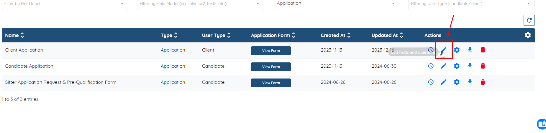 How to add a field remark to a Section