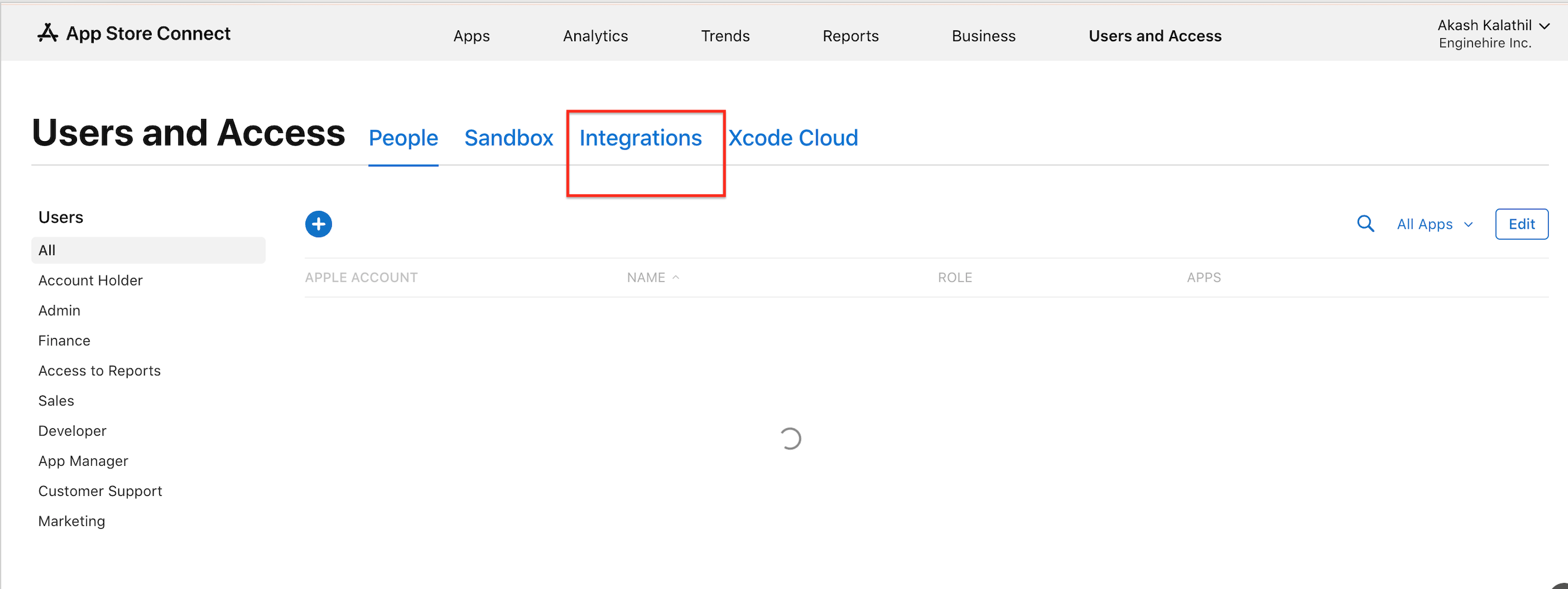 How to Grant Permission to Access the App Store Connect API