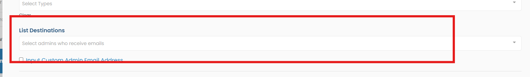 Admin notification when reference is completed
