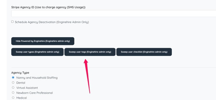 How to Use the Tag Sweep Feature for EH Admins