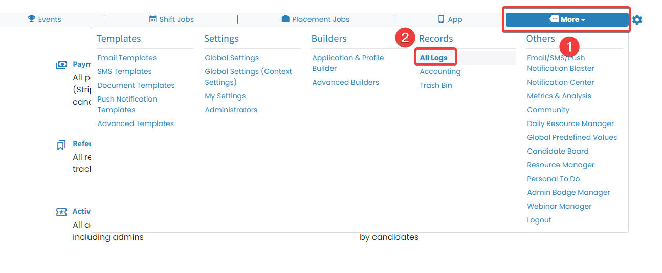 View candidate expiring documents.