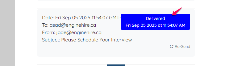 Email Status Indicators