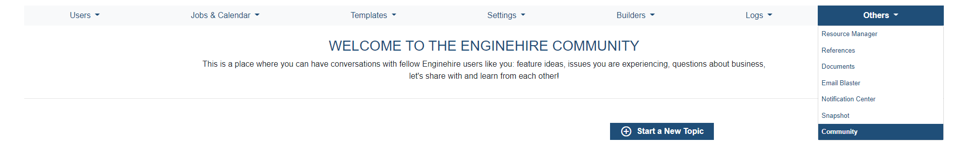 How to access the community